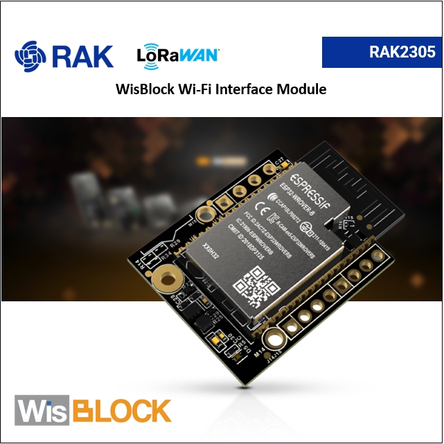 WisBlock Wi-Fi Interface Module | On-Demand Enterprise Solution Singapore