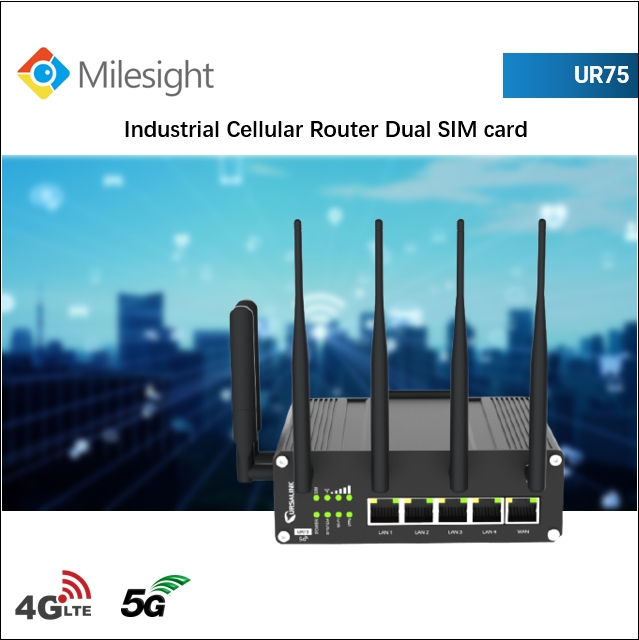 UR75 4G/5G Industrial Cellular Router Dual SIM card | On-Demand ...